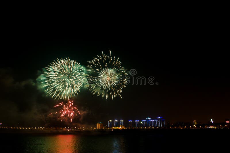Fireworks stock photo. Image of explosive, celebration - 52428186