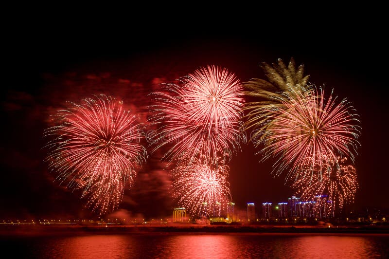 Fireworks stock image. Image of festival, night, celebration - 52429235