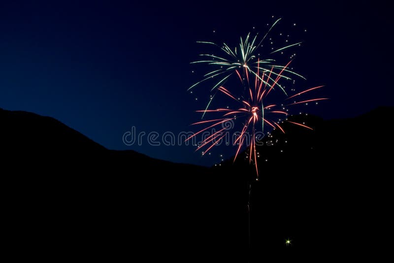 842 Fireworks Mountains Stock Photos - Free & Royalty-Free Stock Photos ...
