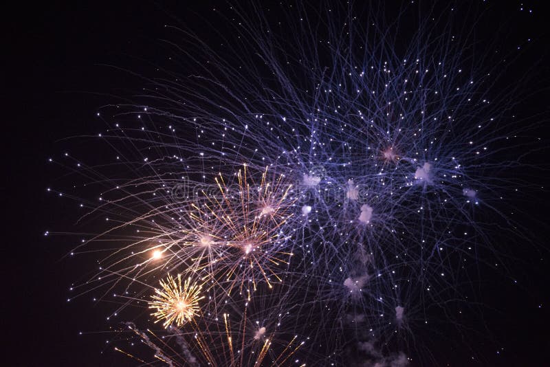 Fireworks stock photo. Image of colors, lights, independence - 42930592