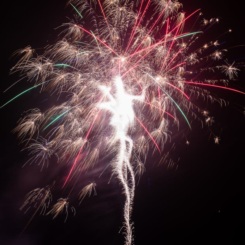 Fireworks stock image. Image of festival, fireballs, illuminate - 83388947