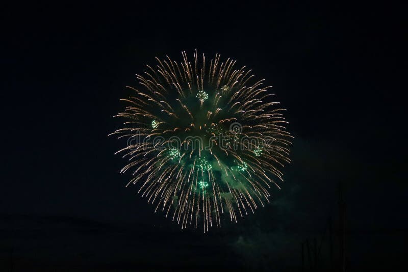 Fireworks New Years Eve 2021 Stock Image - Image of event, flower ...