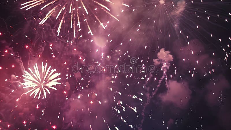 Fireworks in the Night, Fireworks Background, Colored Fireworks ...