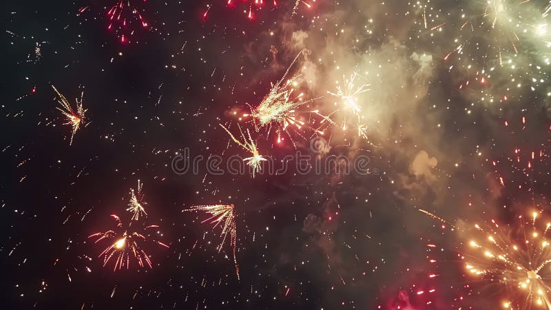 Fireworks in the Night, Fireworks Background, Colored Fireworks ...