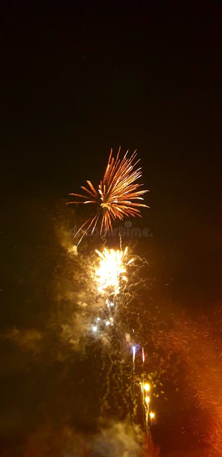 Fireworks Night, Explosion of Colour Stock Image - Image of explosion ...