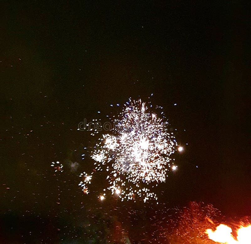 Fireworks Night, Explosion of Colour Stock Photo - Image of fireworks ...