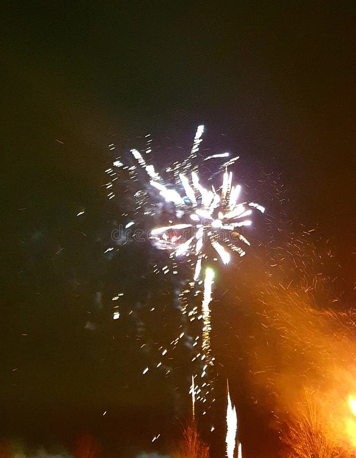 Fireworks Night, Explosion of Colour Stock Image - Image of colour ...