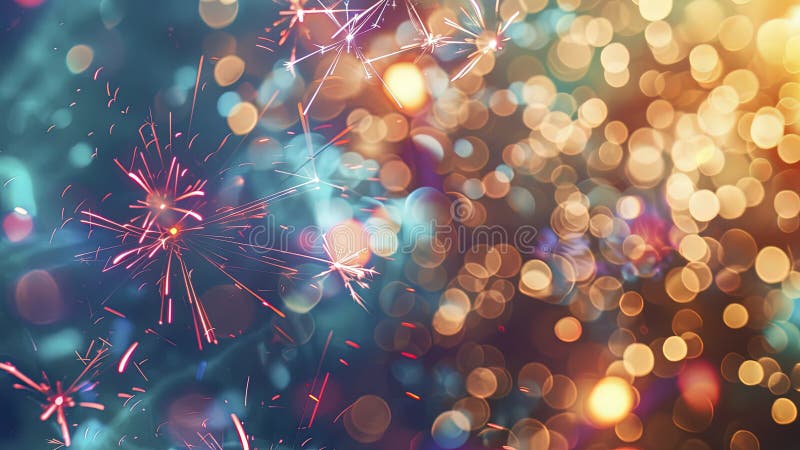 Fireworks in the Night, Fireworks Background, Colored Fireworks ...