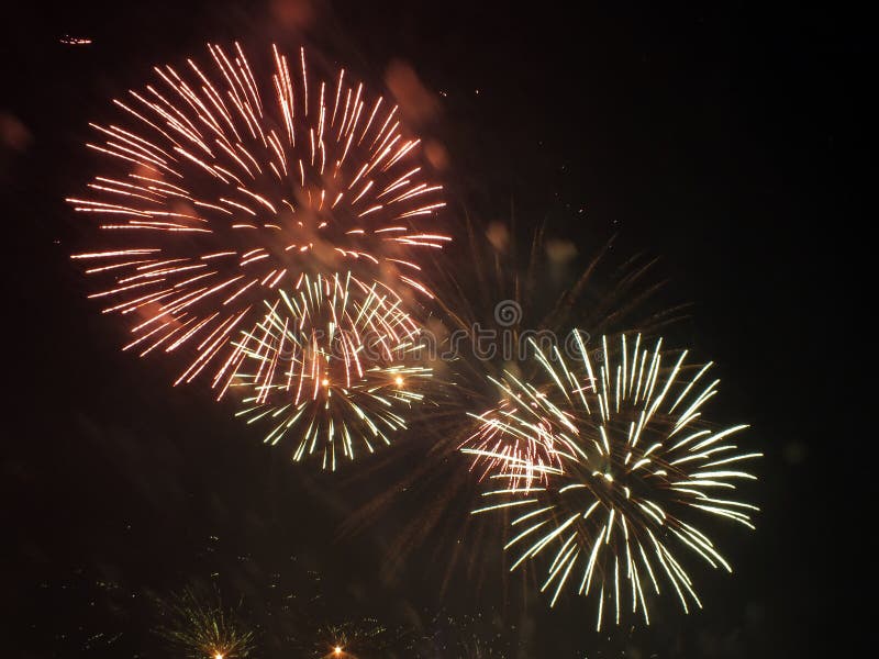 Fireworks in the night stock image. Image of festival - 262028561