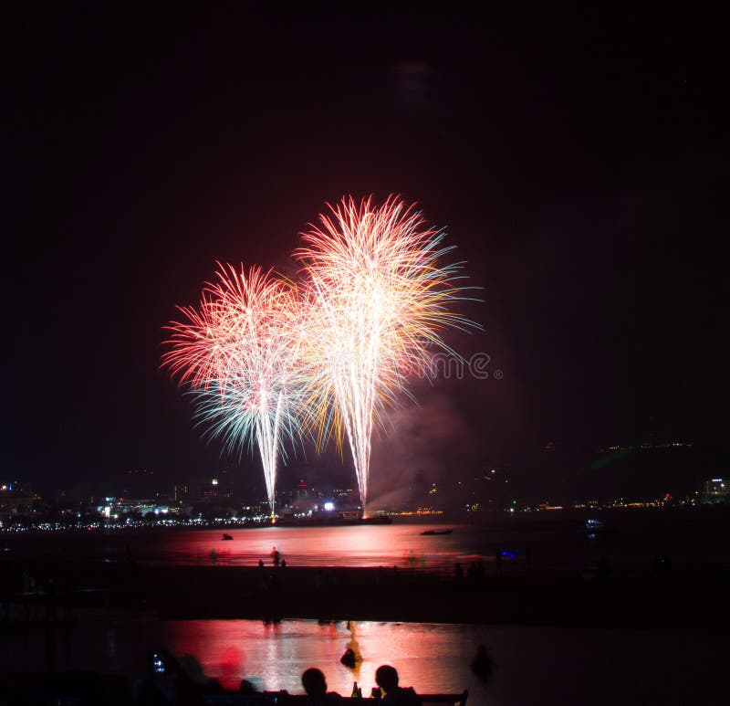 Fireworks stock image. Image of festival, fireworks, night - 64108013