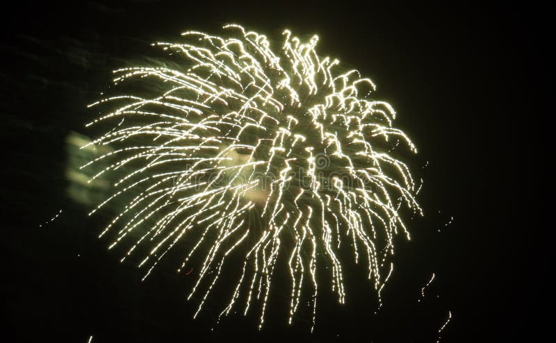 Fireworks in the Night Sky. Stock Photo - Image of colorful, powder ...