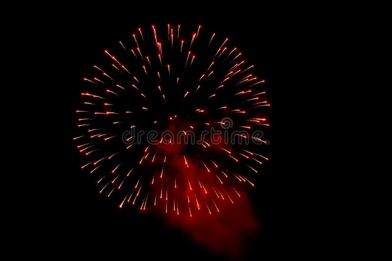 Fireworks in the night sky stock photo. Image of display - 39741172
