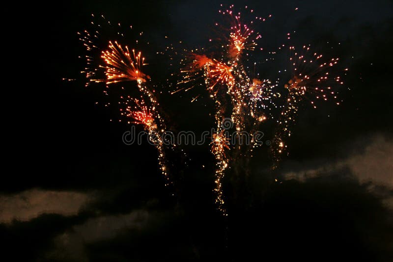 FIreworks Night Sky stock photo. Image of festival, pyrotechnics ...