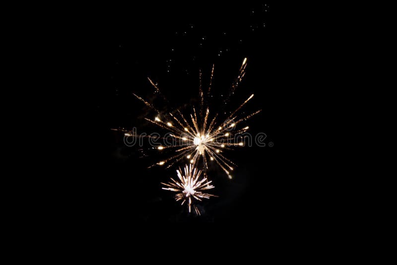 Fireworks in the Night Sky. Texture of Colored Lights Background ...