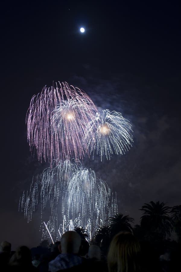 Fireworks at night stock photo. Image of fireworks, valencia - 39169920