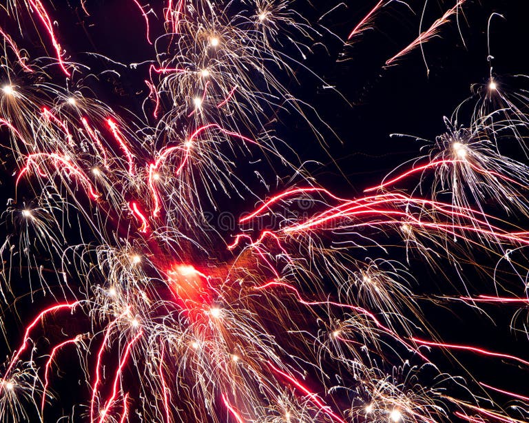 4th of July or New Years Fireworks Stock Image - Image of independance ...