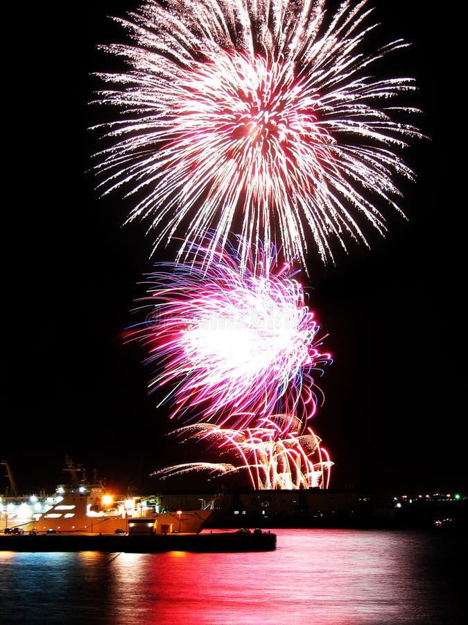 Fireworks One stock photo. Image of festival, outside, glow - 664794