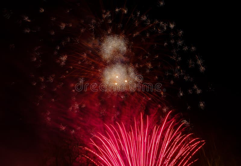 Fireworks Launch at Orthodox Easter Celebration in Corfu, Greece Stock ...
