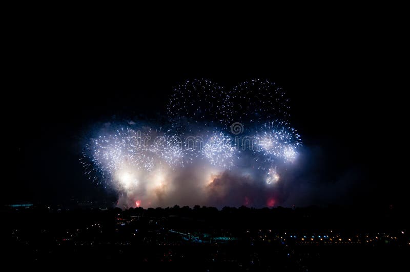 Fireworks over DC stock image. Image of mall, july, summer - 153156379
