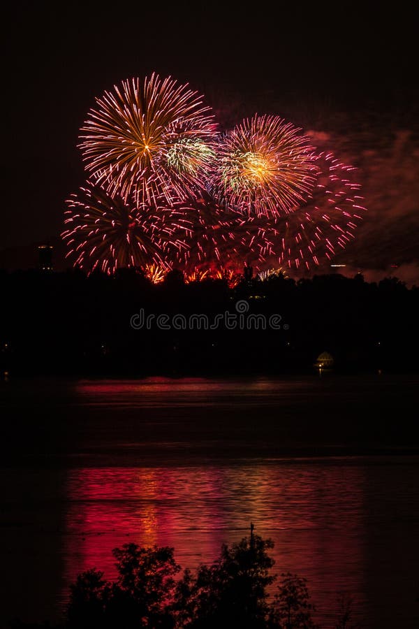 Fireworks stock image. Image of sylvester, rocket, water - 43421509