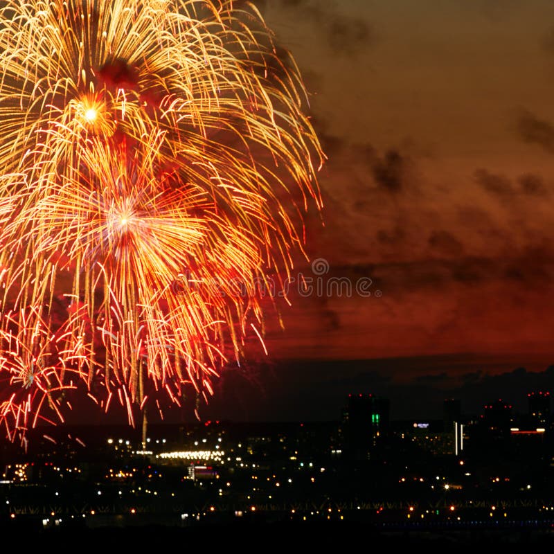 Fantastic Fireworks Display Stock Photo - Image of colors, loud: 67131956