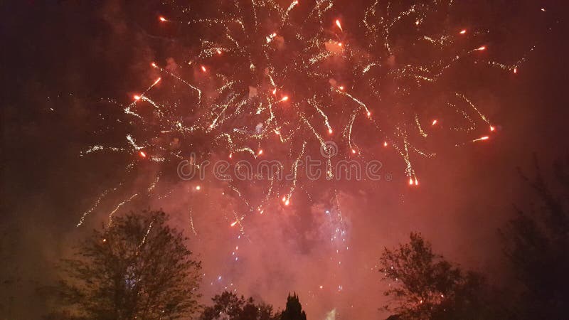 Fireworks stock image. Image of diwali, faordf, midnight - 94721973