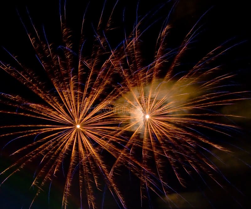 Fireworks in the Park 4 stock image. Image of america - 7501715