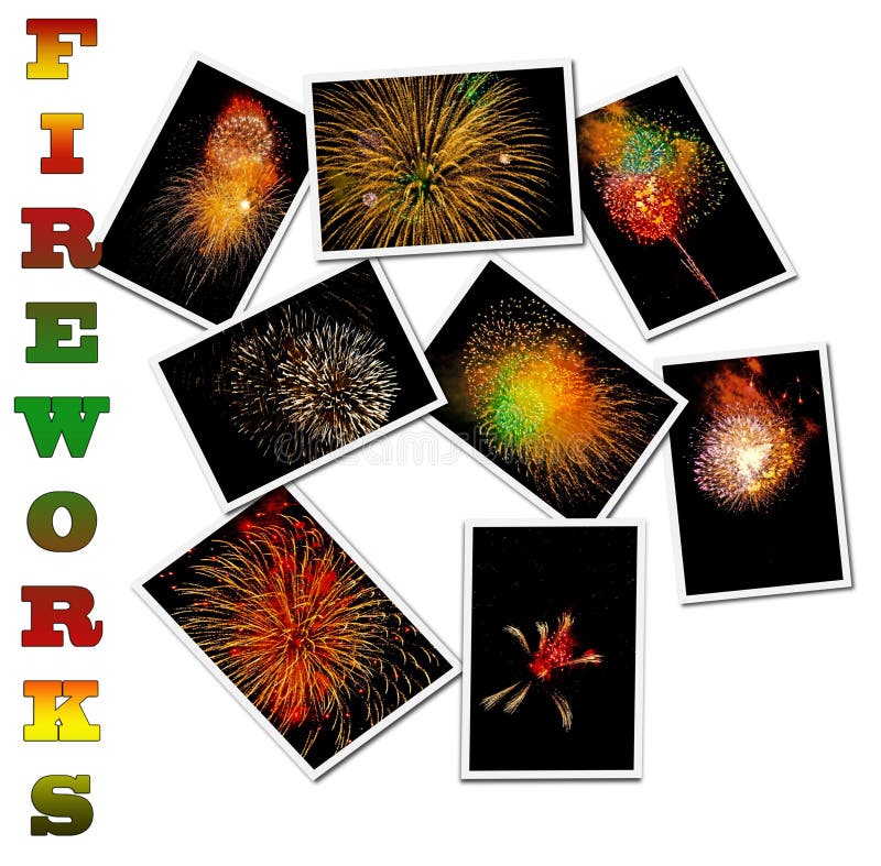 Fireworks Poster Collage Picture. Image: 11819193
