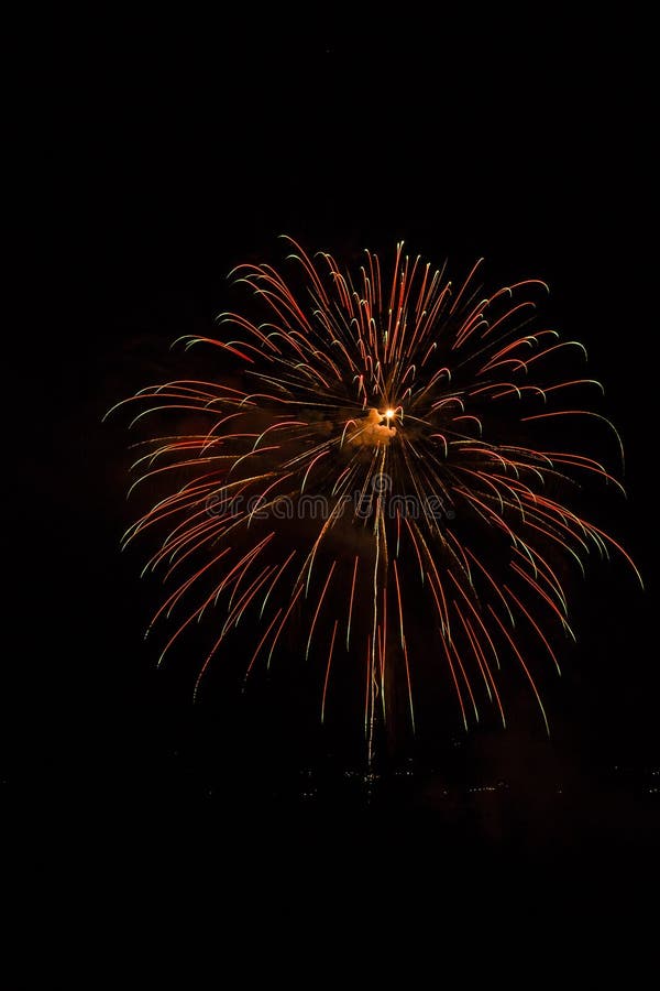 Fireworks stock image. Image of happy, explosion, colorful - 43237721