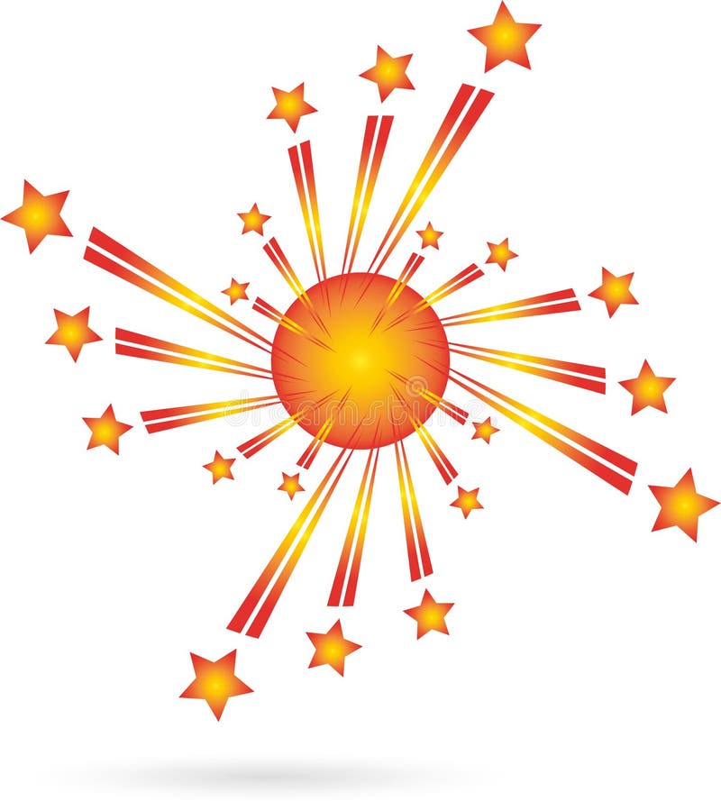 Fireworks, Rockets, Explosion, Template, Set, Design Stock Vector ...