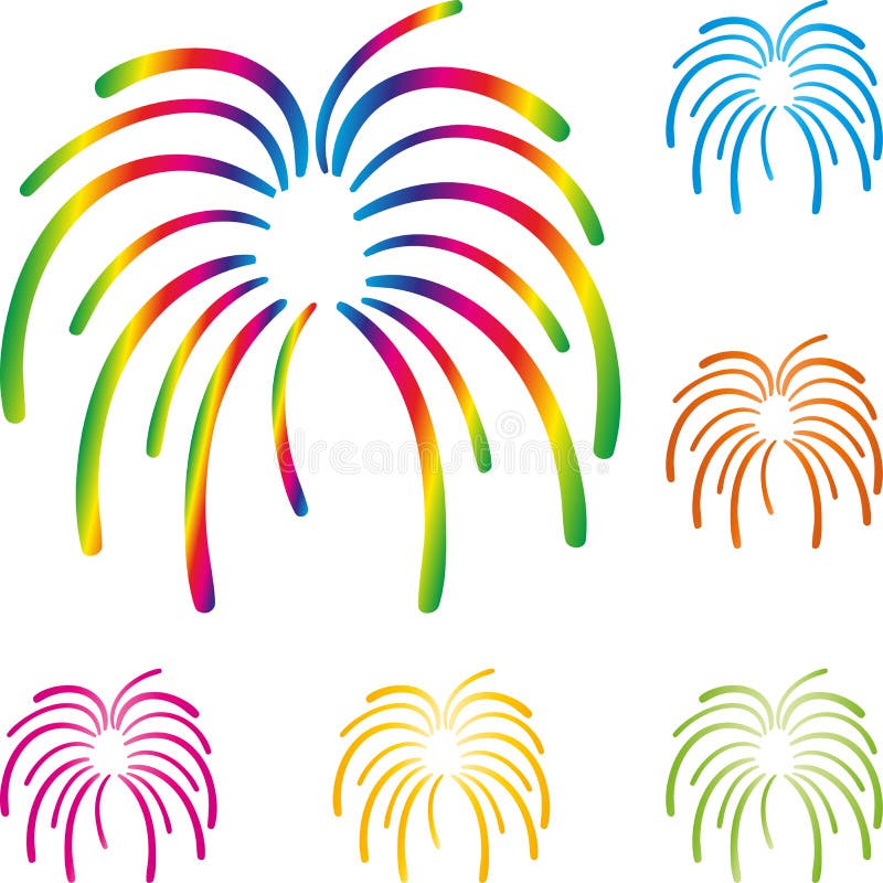 Firework rockets stock vector. Illustration of explosion - 11847034