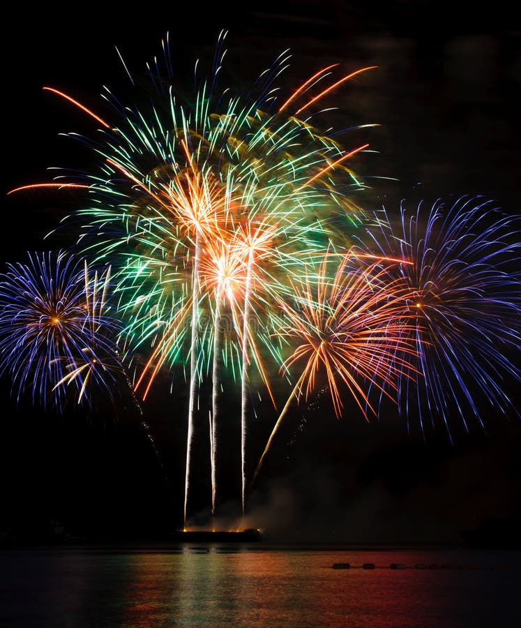 Fireworks stock photo. Image of background, event, lights - 10929288