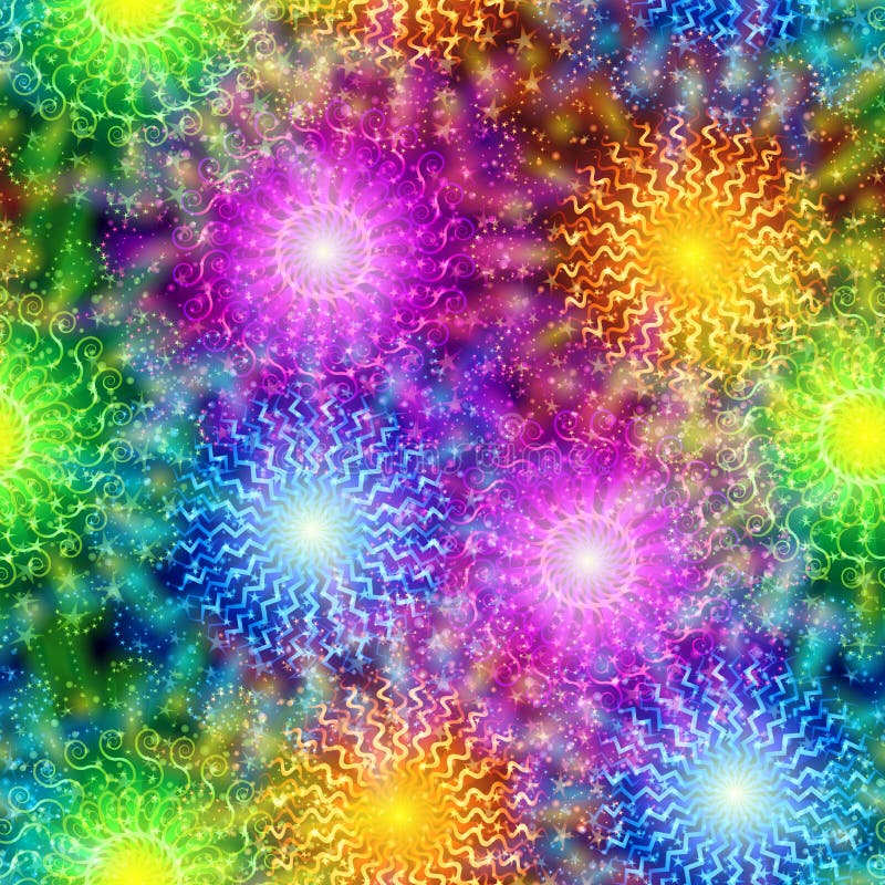 Fireworks Seamless Pattern stock vector. Illustration of cosmos - 94371245