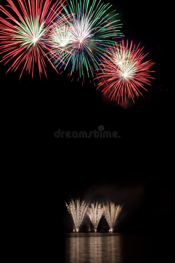 Fireworks show stock image. Image of celebration, show - 26081893