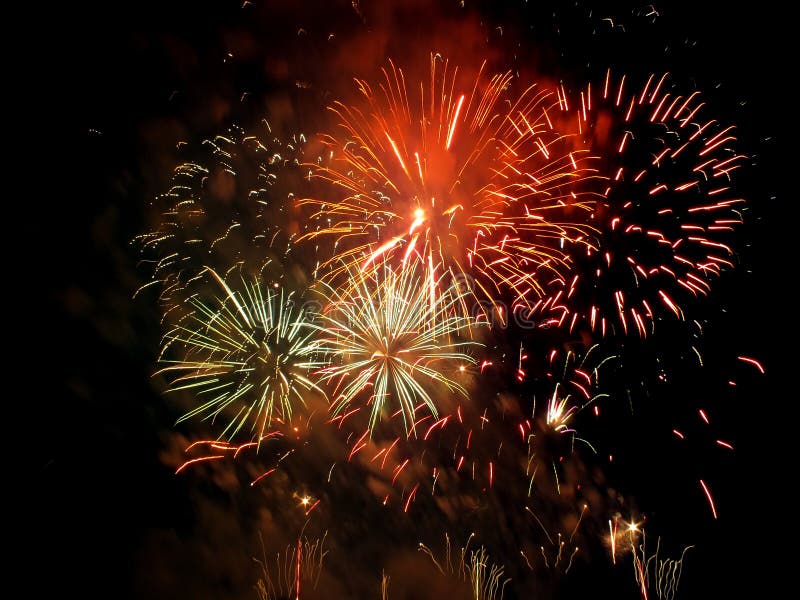 Fireworks show stock image. Image of show, fireworks - 108325243