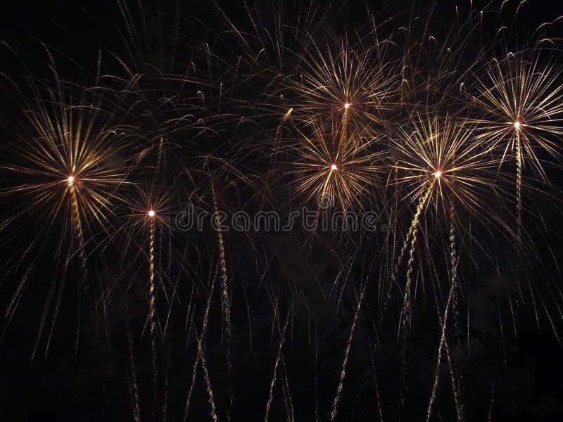 Fireworks show stock image. Image of explosion, exploit - 109621017