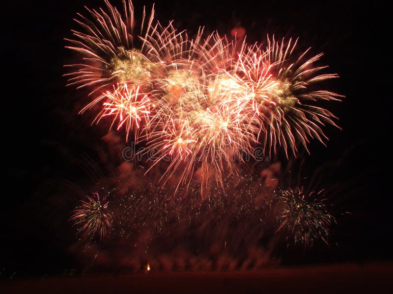 Fireworks show stock photo. Image of fireworks, show - 110088556