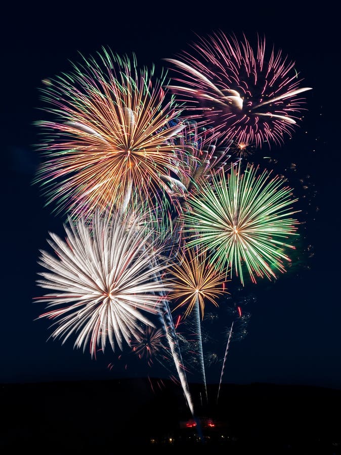 Fireworks Show stock image. Image of celebrating, festive - 33443303