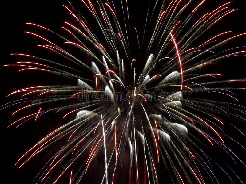 Fireworks Show IV stock image. Image of explosion, starburst - 161729