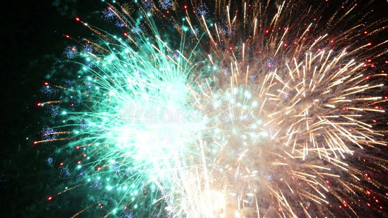 Fireworks Show - Sharp Vibrant Clean LOOP Stock Footage - Video of ...