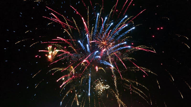 Fireworks Show - Sharp Vibrant Clean LOOP Stock Footage - Video of ...