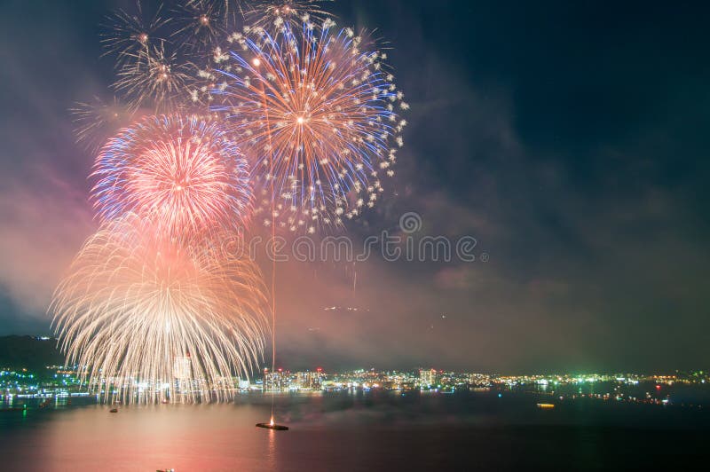 Fireworks Shower stock photo. Image of inspiring, celebration - 39525310