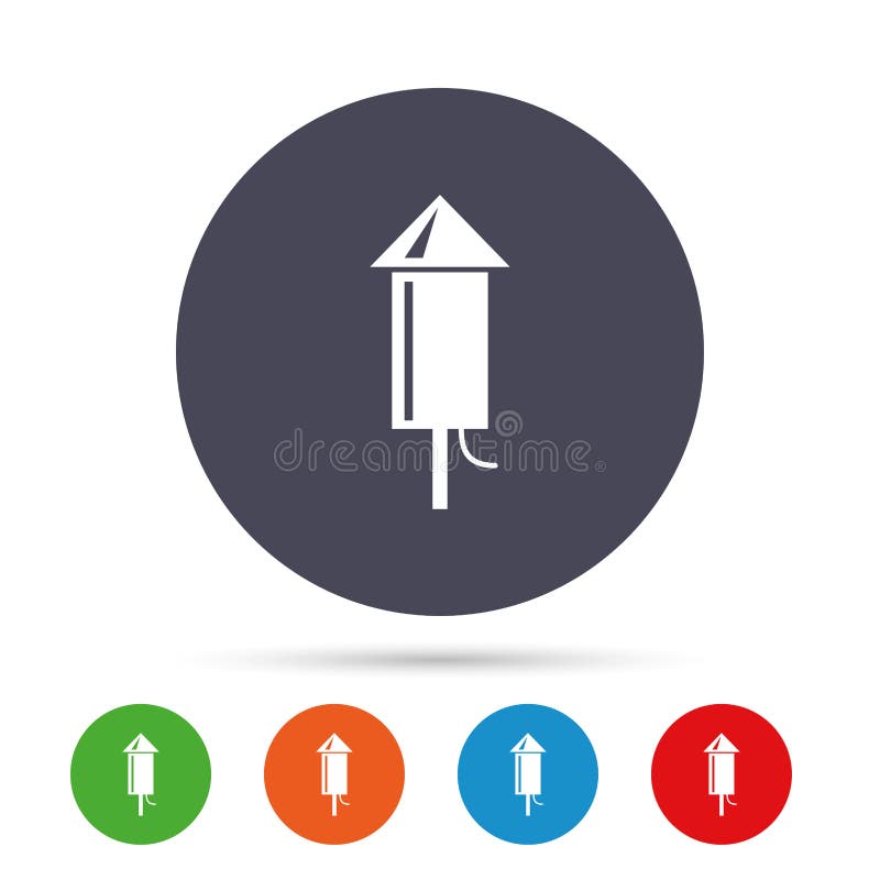 Fireworks Sign Icon. Explosive Pyrotechnic. Stock Vector - Illustration ...