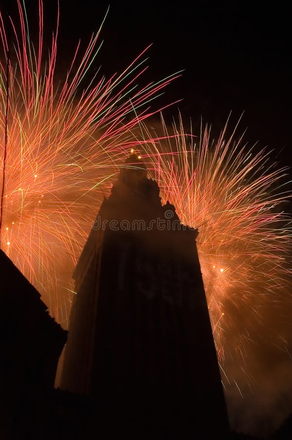 Fireworks Silhouette Picture. Image: 168027