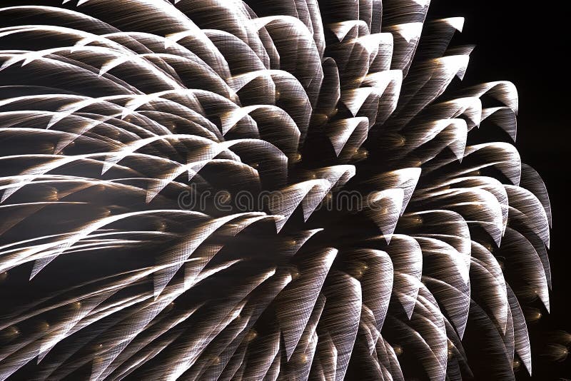 Fireworks - single shell stock photo. Image of wind, fireworks - 1592500