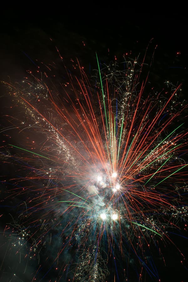 Fireworks in the sky stock image. Image of happy, event - 154323029