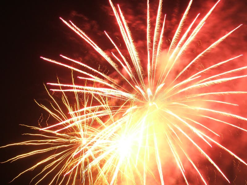 Fireworks in the sky stock image. Image of celebration - 2728437