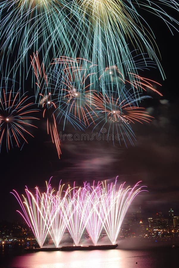 Fireworks and Smoke stock photo. Image of skyling, pattern - 2733790