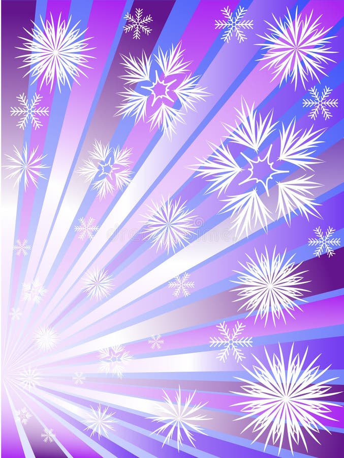 Fireworks from snowflakes stock vector. Illustration of cold - 16422364