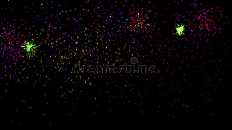 Fireworks Sparks Particle Color Stock Video - Video of merry, science ...